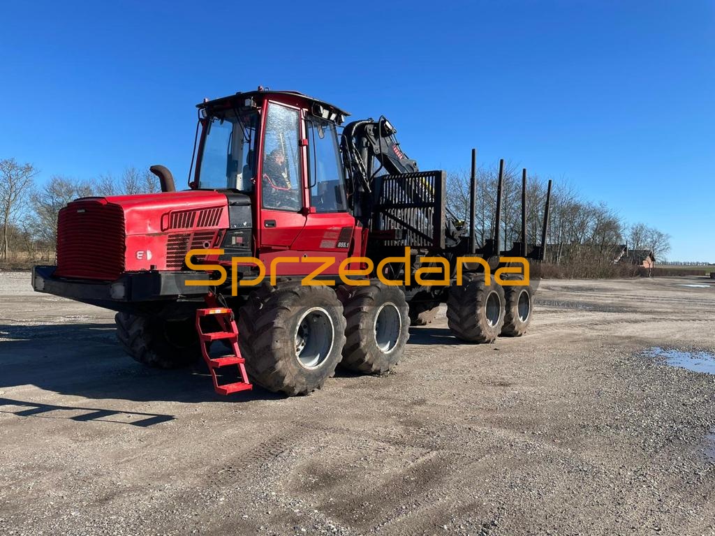Forwarder Komatsu 855 - ŁOŚ - MASZYNY LEŚNE